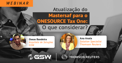 Migração do Mastersaf para Tax One