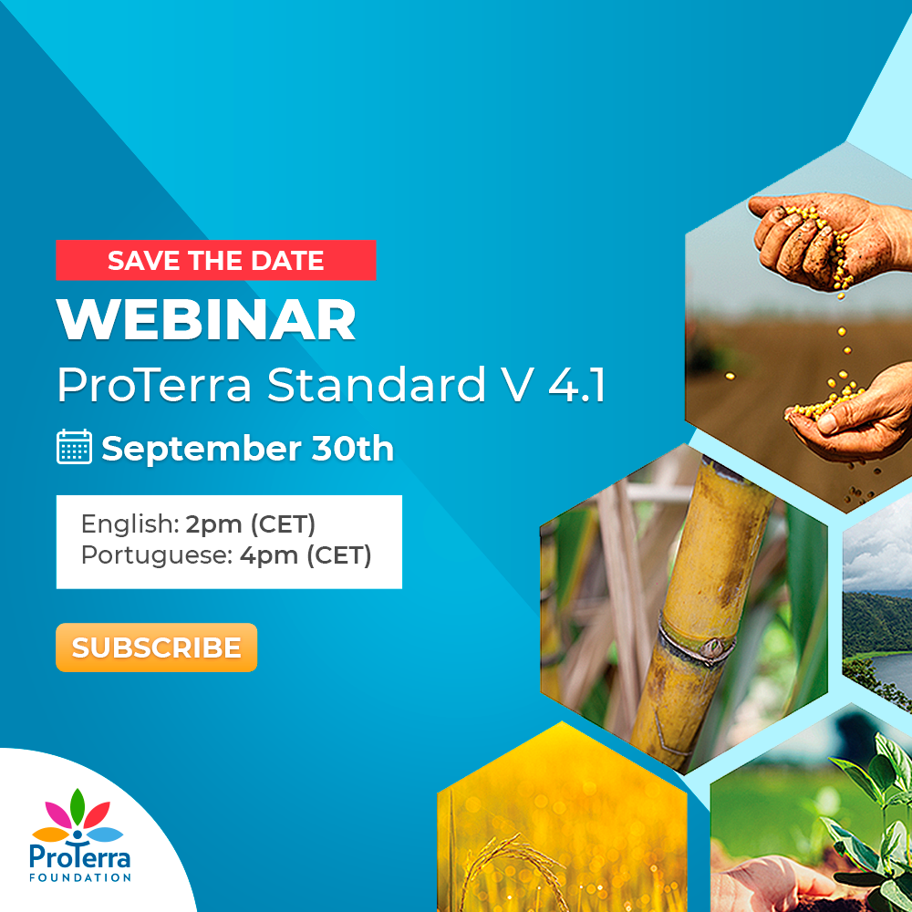 Webinar ProTerra Standard V 4.1