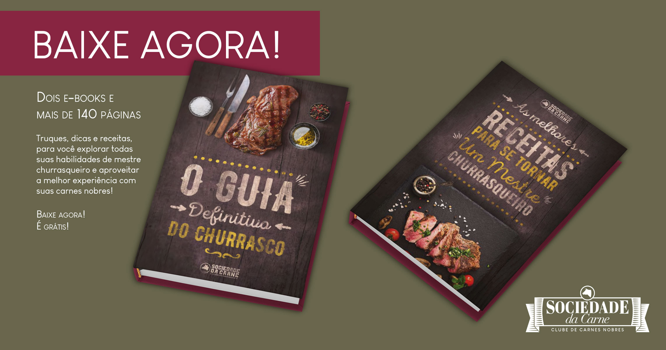 [BAIXE AGORA] Os e-books indispensáveis para todo amante de carnes