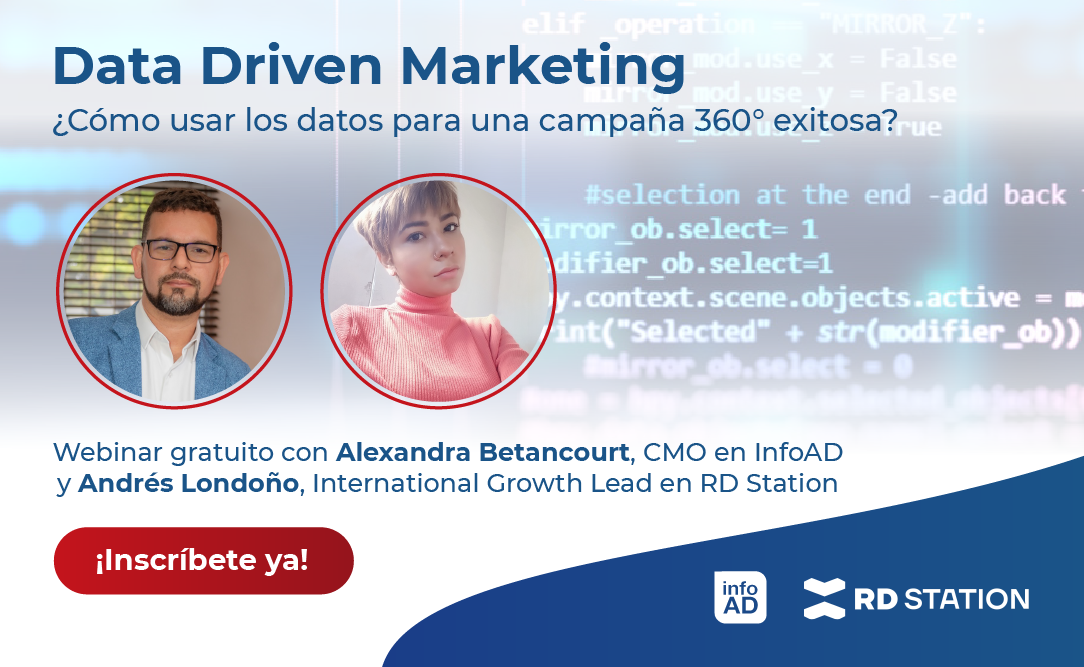 [Webinar] Cómo usar Data Driven Marketing en tu estrategia de marketing 360