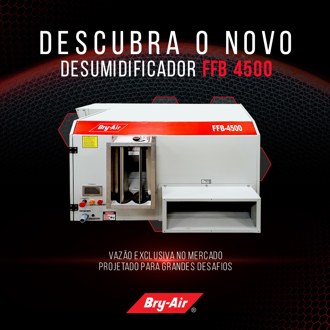 Desumidificador FFB 4500 | A solução compacta para grandes indústrias.