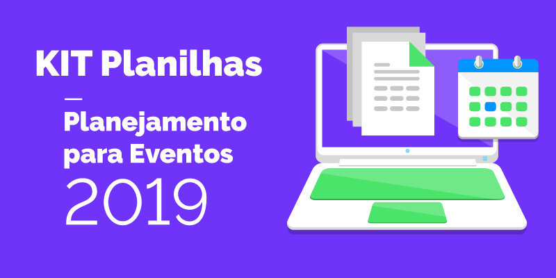 Planilhas Gratuitas | Kit de 6 planilhas para organizadores de eventos