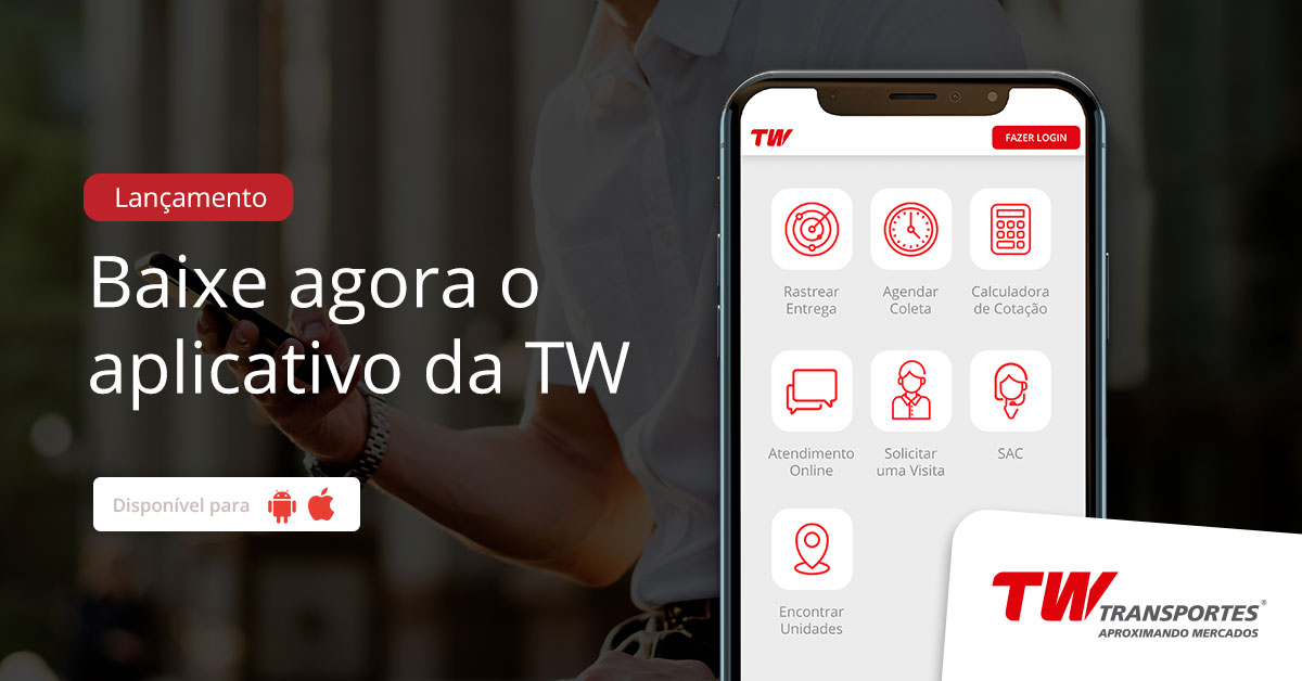 Instale Grátis o Aplicativo da TW Transportes