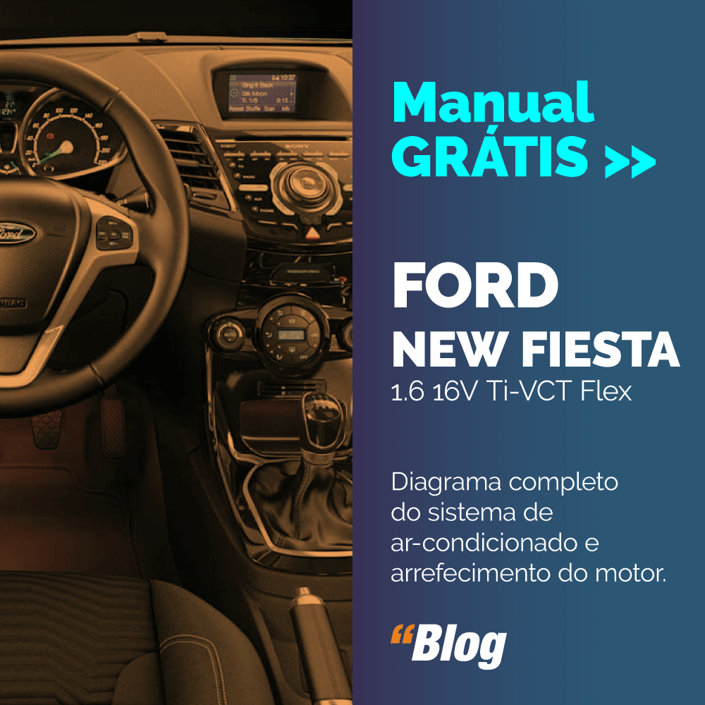 Diagrama elétrico - ar-condicionado - Ford New Fiesta